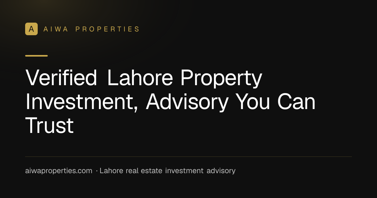 Property Investment in Pakistan for Overseas Pakistanis